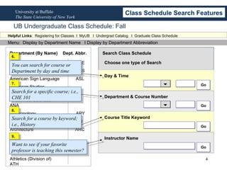 How To Use Class Schedule | PPT