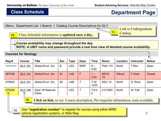 How To Use Class Schedule | PPT