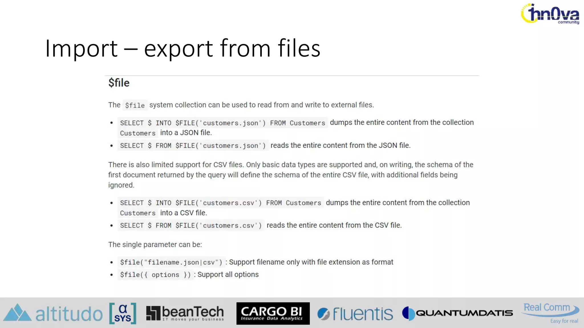 Lite db for dummies | PPTX