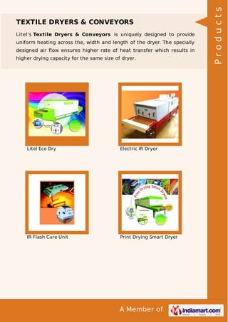 Litel Infrared Systems Pvt. Ltd., Pune, Heating Solutions | PDF