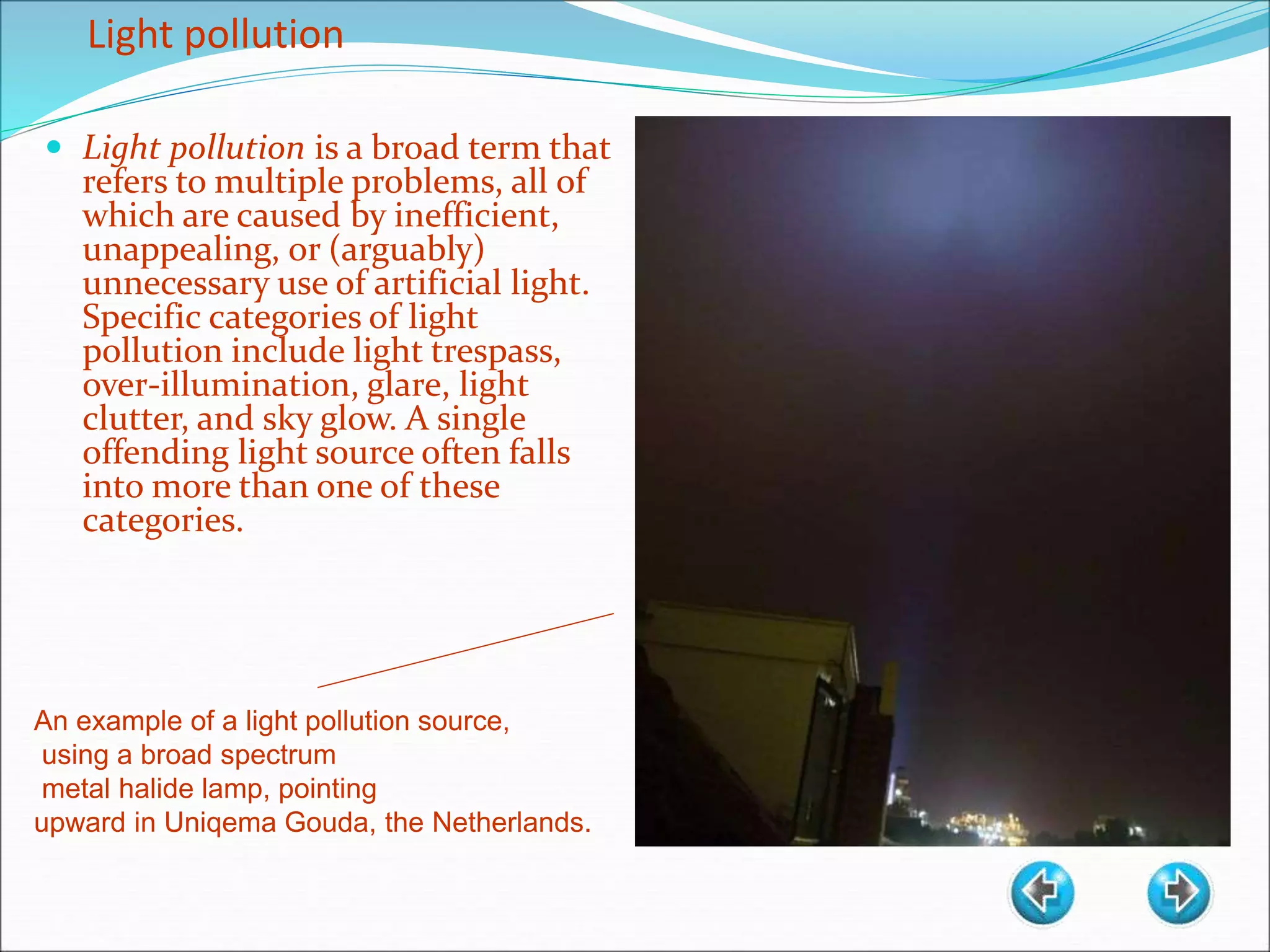 Light pollution | PPT