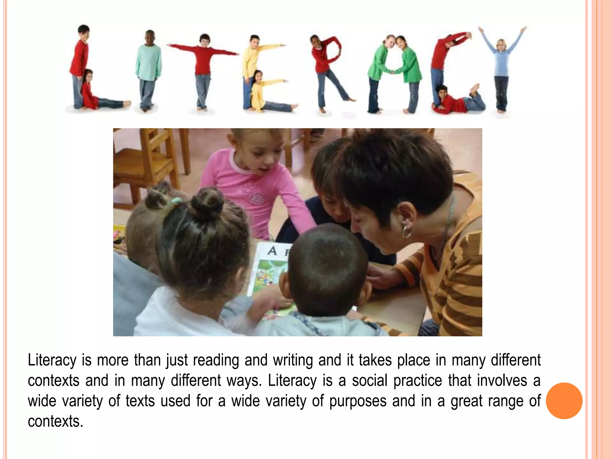 Literacies and multiliteracies in Early Childhood Teaching | PPSX