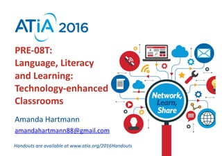 Language, Literacy, Learning - Technology-enhanced classrooms | PPT