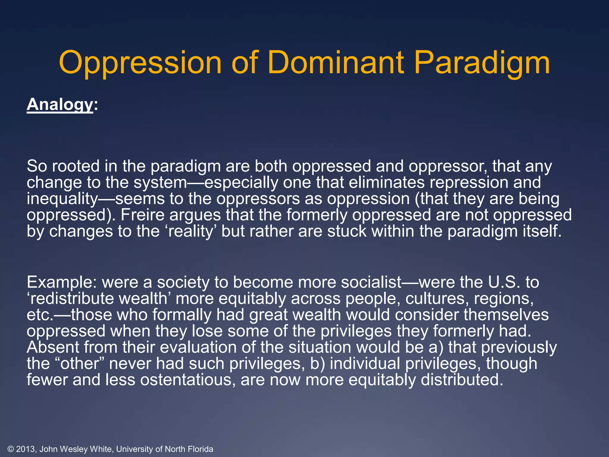 Literacy liberation and oppression | PPTX