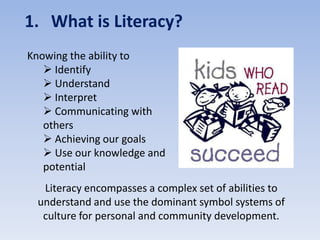 Literacy and Illiteracy | PPTX