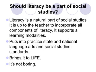 literacy and social studies.ppt