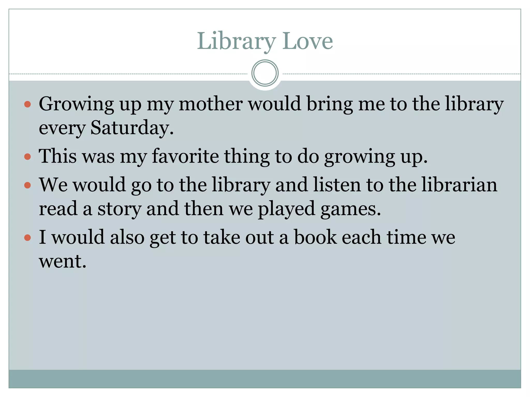 Literacy autobiography | PPT