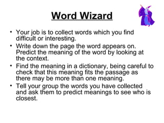 Literacy circles roles | PPT