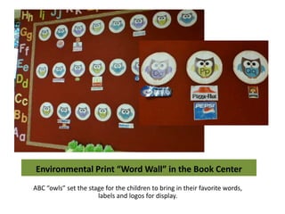 Literacy in Pre-school | PPTX