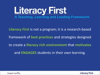 The Literacy First Framework -- Success Stories | PDF