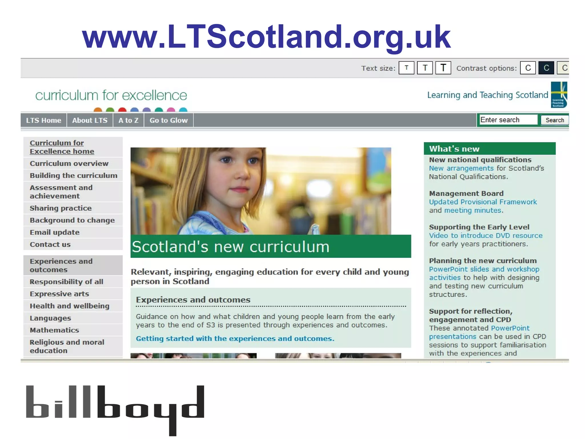 Scotland's Curriculum for Excellence and the New Literacy | PPT