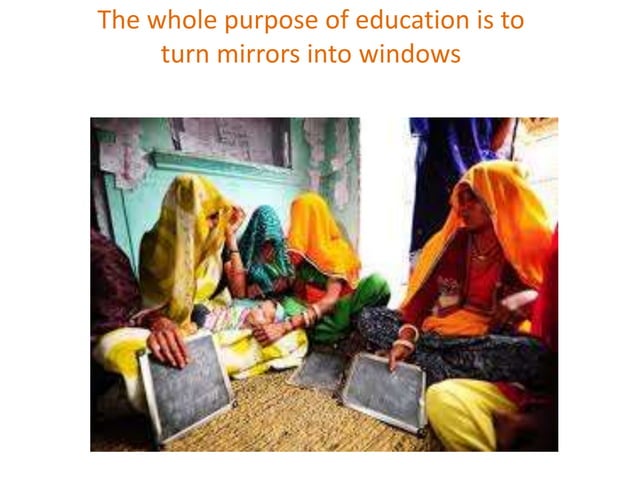 Literacy in rural india | PPTX
