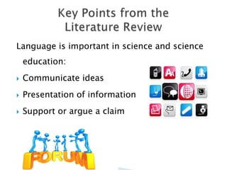 Literacy in science education presentation | PPTX