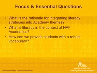 Literacy Integration Presentation | PPT