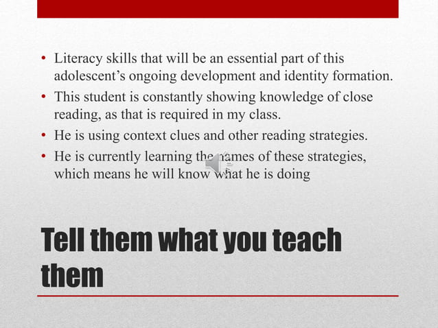 Literacy interview | PPT