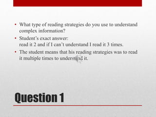 Literacy interview | PPT | Free Download