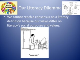 Literacy in Three Metaphors | PPT