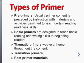 Literacy Materials | PPTX