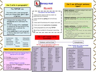 Literacy mat whole school | PPT