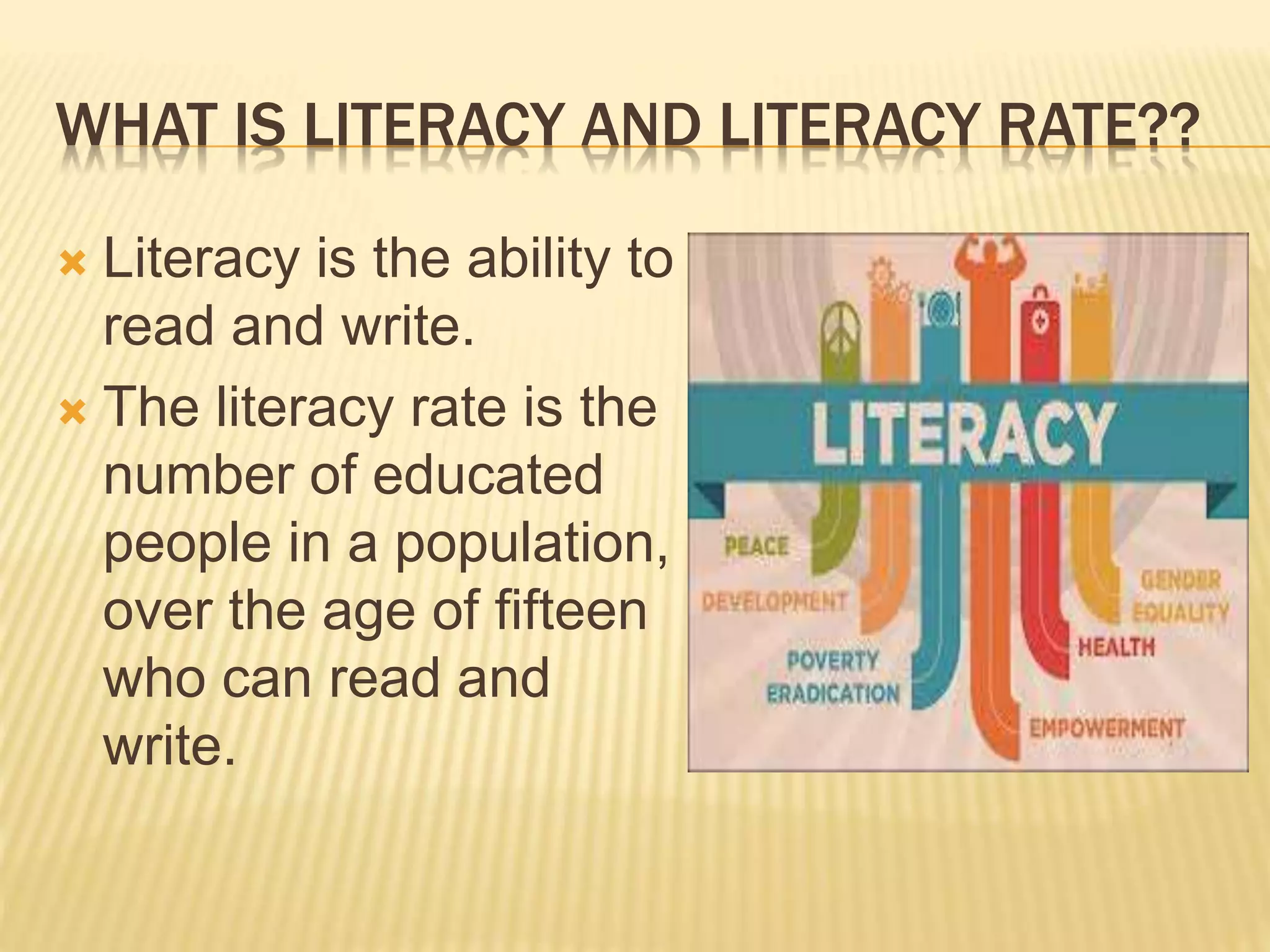 Literacyrate | PPTX