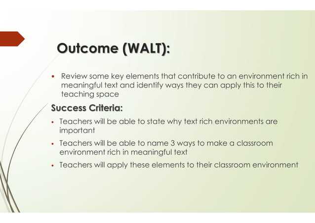 Literacy: Creating a Classroom Environment Rich in Meaningful Print in ...