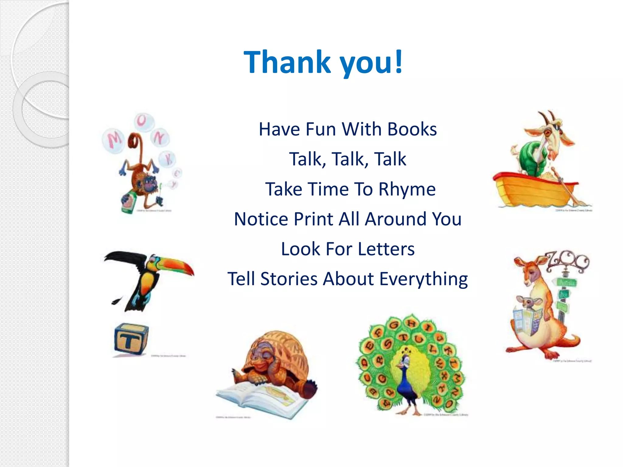 Creating a Literacy Rich Environment | PPTX