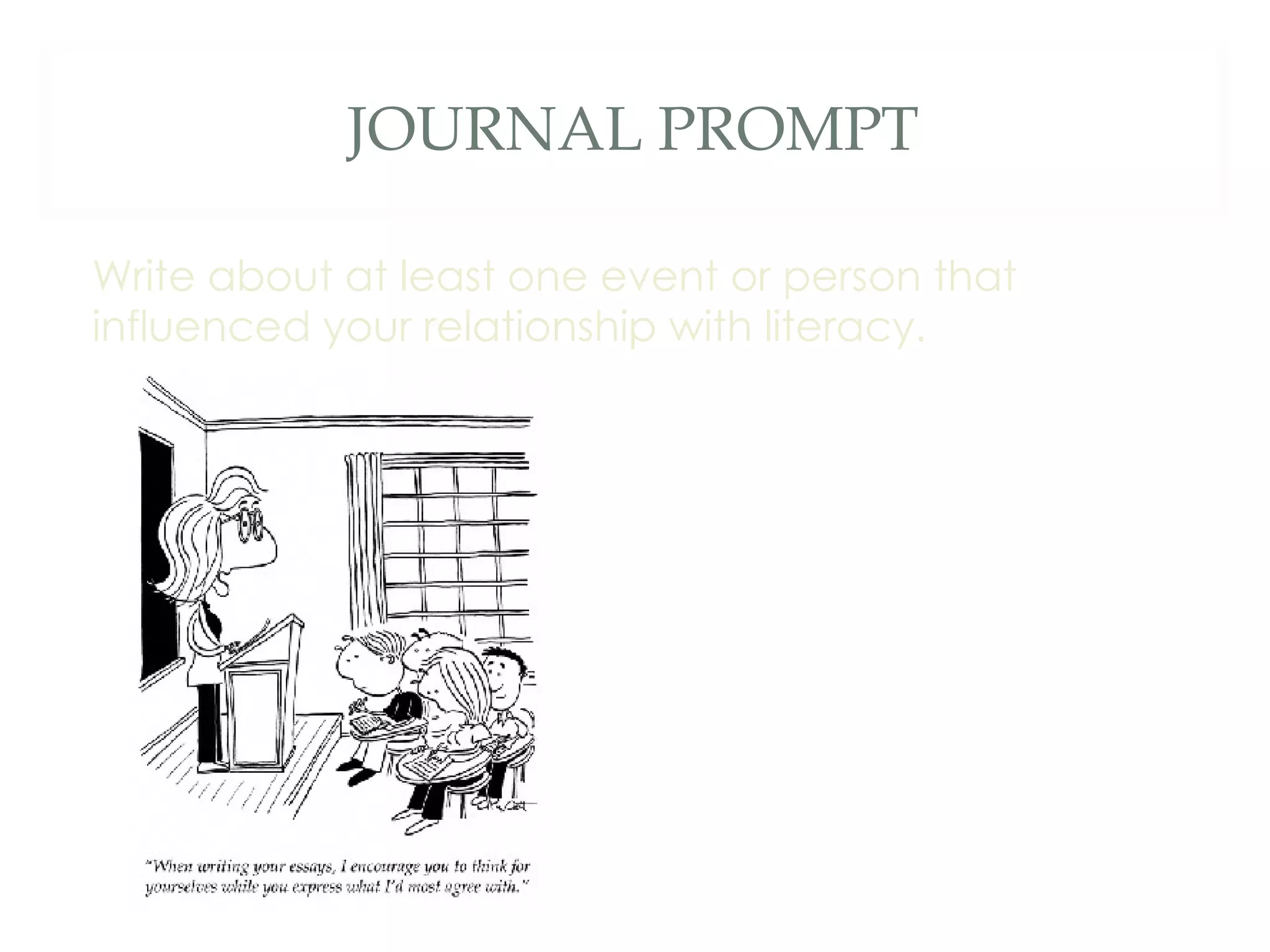 Literacy sponsors and research questions | PPT