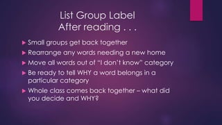 Literacy strategies | PPTX