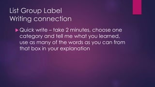 Literacy strategies | PPTX