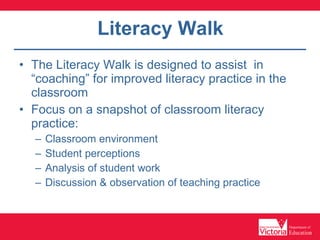 Literacy walk banyule network | PPT