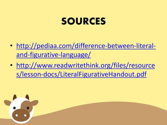 Literal and Figurative Language | PPTX