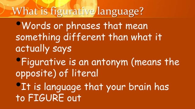 LITERAL-VS.-FIGURATIVE-LANGAUGE.pptx.... | PPT