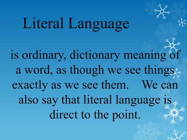Literal and figurative language | PPTX | Sports