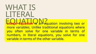 LITERAL EQUATION COT1 2024-2025 GRADE 7 MATHEMATICS.pptx
