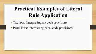 Literal or Grammatical Rule of Interpretation.pdf