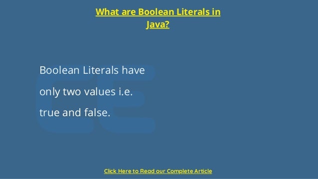 What Are Literals In Java Complete Information 2022 Ppt