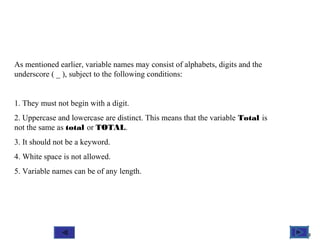 Literals,variables,datatype in C# | PPT