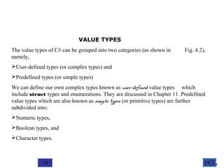 Literals,variables,datatype in C# | PPT