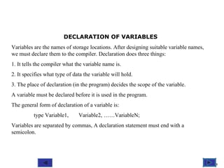 Literals,variables,datatype in C# | PPT