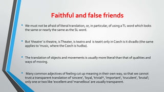 Literal translation | PPTX