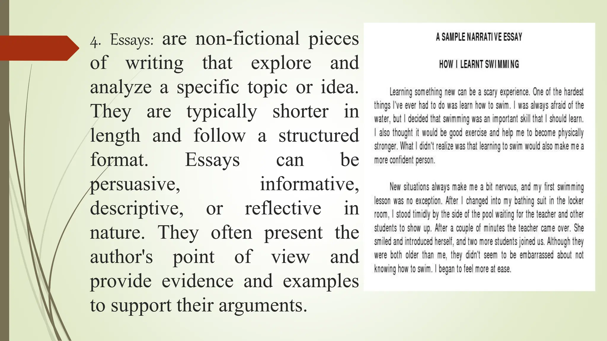 LITERARY.pptx types of literary works and examples | PPTX