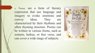 LITERARY.pptx types of literary works and examples | PPTX