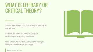 Literary Criticism Powerpoint Presentation | PDF