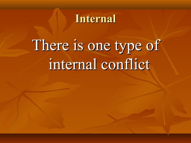 Literary conflict | PPT