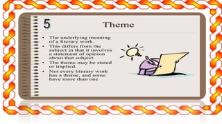 Literary Elements | PPTX | Poetry | Books and Literature