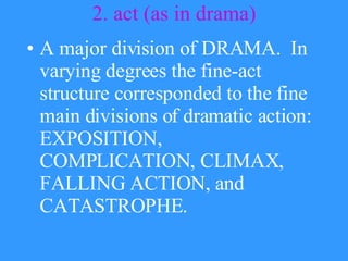Complication Literary Definition