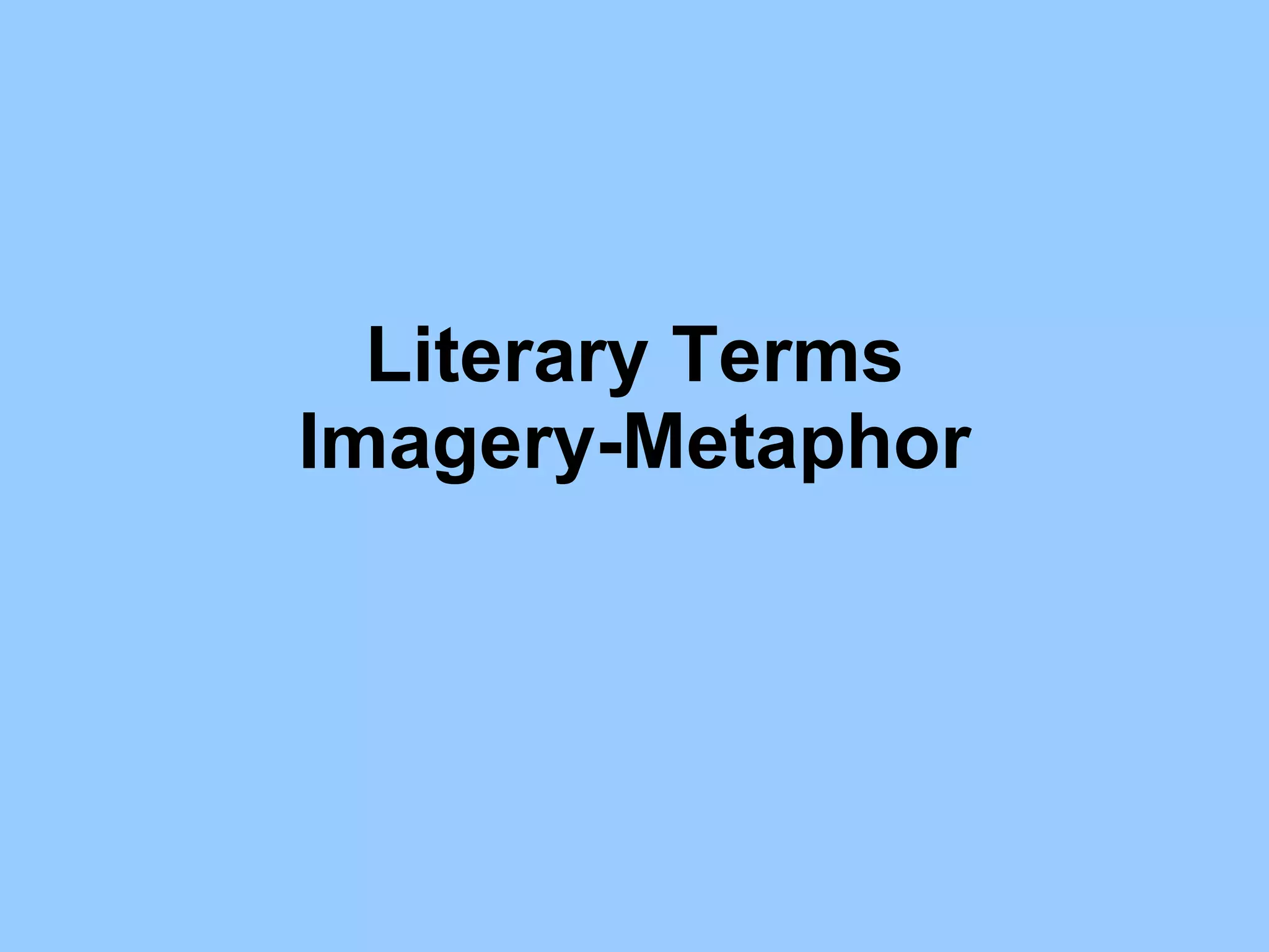 Literary Terms Group 5 | PPT