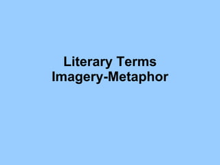 Literary Terms Group 5 | PPT