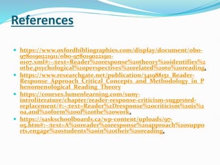 LITERARY THEORY FOR EDUCATION PURPOSES ONLY | PPTX