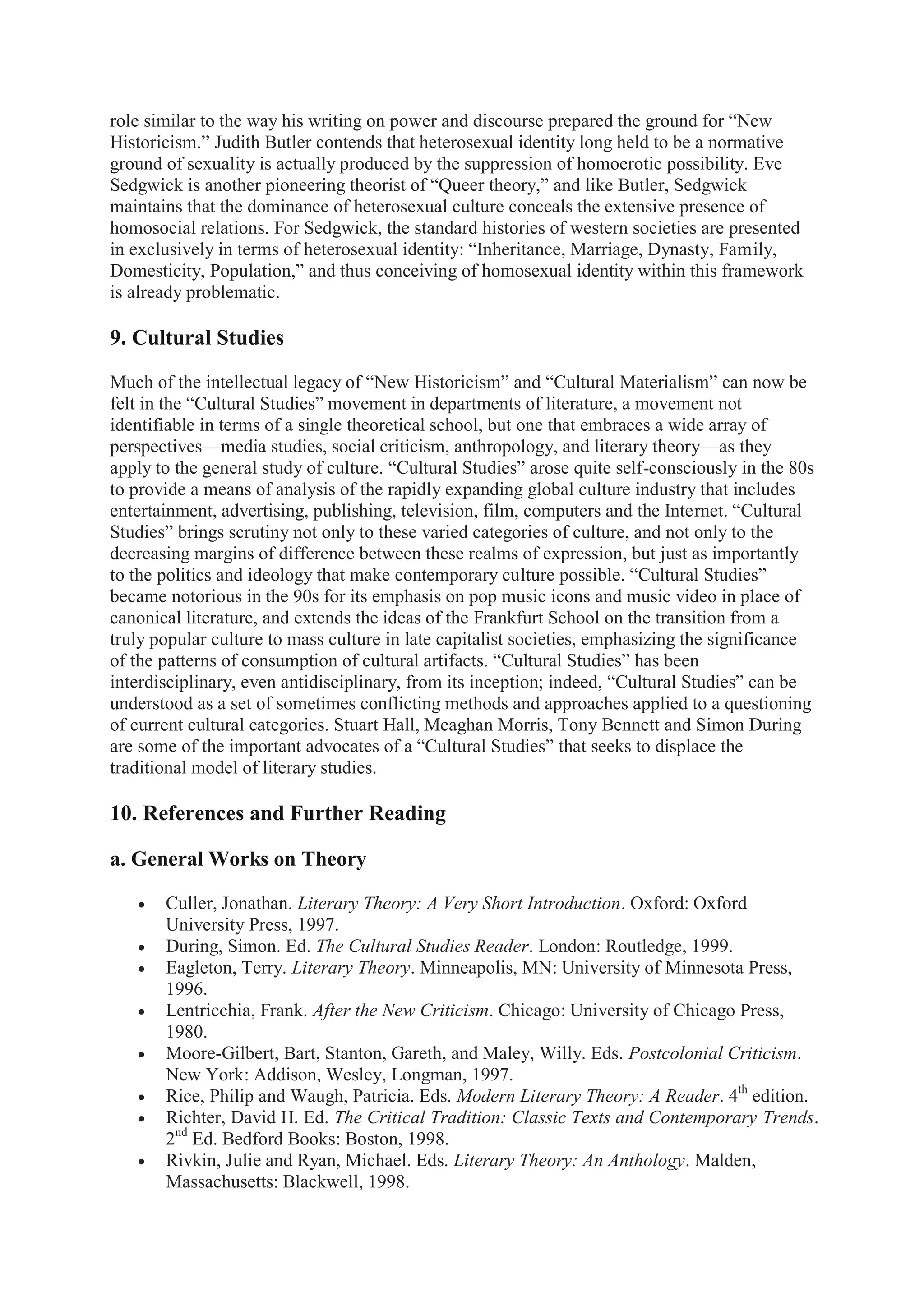 Literary theory an-overview | PDF